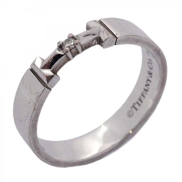 Tiffany & Co. | Jewelry | Tiffany Authentic 8k Silver Diamond Ring ...